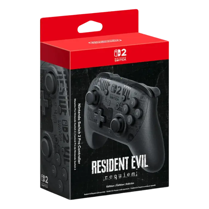 Control Nintendo Switch 2 Pro Controller Resident Evil Requiem Edition ...