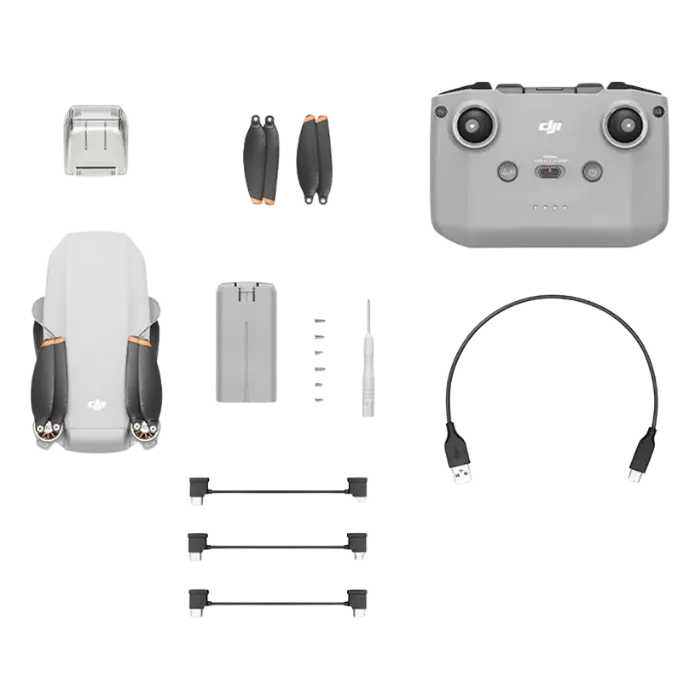 Drone DJI Mini 4K (GL) (RC-N1C) Blanco 6941565980328 | ADN TIENDA