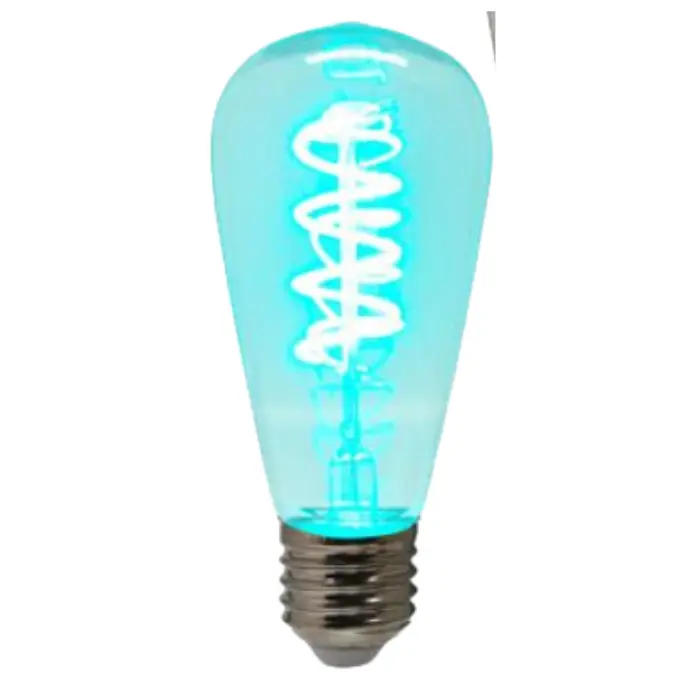 Bombillo Led Vintage American Electric 4w Espiral Cyan DF-ST64-C | ADN ...