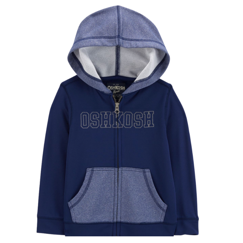Abrigo zipper active Oshkosh azul | ADN TIENDA